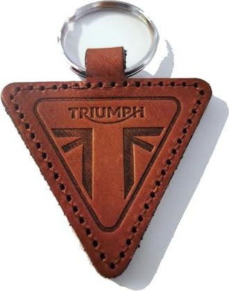 Triumph PORTE-CLES NICE CUIR MARRON