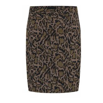 C.Ro Leopardenmuster Rock - Ina Print - - Skirts - Damen - Braun - 2XL
