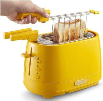 DeLonghi DeLonghi CTLAP2203.Y Toaster 2 Scheiben gelb 550 W