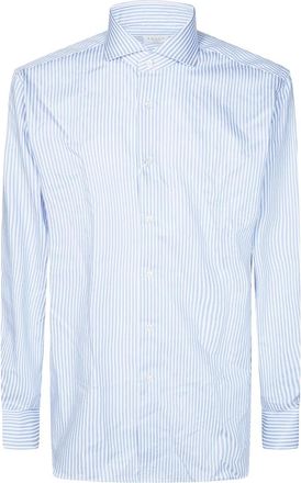 Xacus Homme, Chemises, Bleu, Taille: 3XL Camicia No Stiro Riga Pari