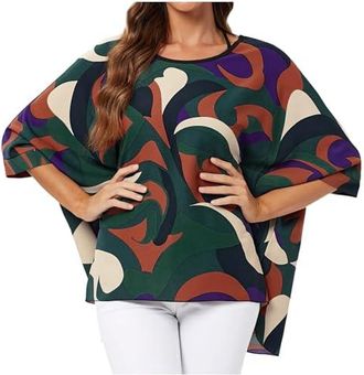 Generic Robe boh&egrave;me 2026 pour femme, chemisier bikini boh&egrave;me pour femme, vert fonc&eacute;, Taille unique