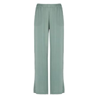 KANGRA Femme, Pantalons, Vert, Taille: 38 FR Pantalon large