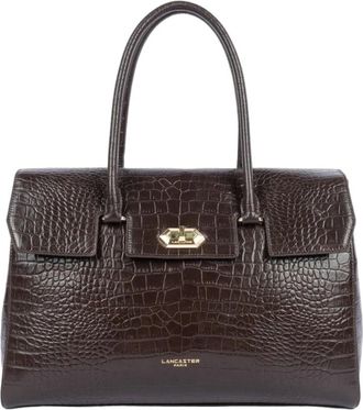 Lancaster Tr&egrave;s grand sac cabas &eacute;paule Exo - - Bags - Damen - Braun - ONE SIZE
