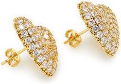 Crystal Haze Boucles doreille coeur