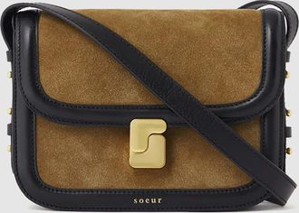 SOEUR Sac Bellissima Mini Bronze Noir