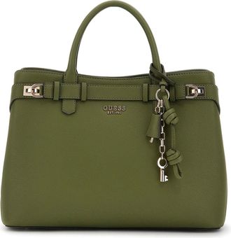 Guess Handtasche Umh&auml;ngetasche Gregoria Large Girlfriend Satchel Olive olivgr&uuml;n