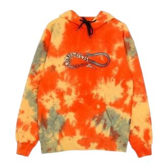 PROPAGANDA Homme, Sweatshirts et sweats &agrave; capuche, Multicolore, Taille: XL Sweat &agrave; capuche Tie Dye avec poche kangourou