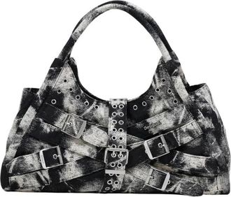 Desigual Femme, Sacs, Noir, Taille: ONE Size Sac &agrave; main avec boucle et fermeture &agrave;
