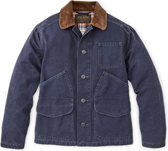Filson Homme, Vestes, Bleu, Taille: XL Veste de Travail en Toile