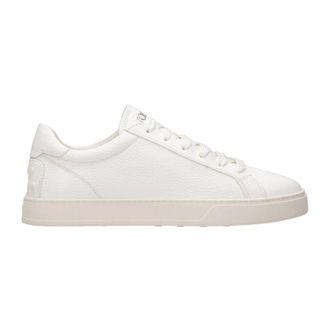 Tod's Homme, Chaussures, Blanc, Taille: 43 EU Leather Baskets
