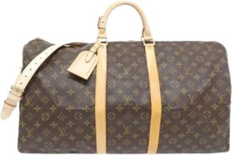 Louis Vuitton unisex, Pre-owned, Brun, Taille: ONE Size Sac Week-End en Toile Pre-owned