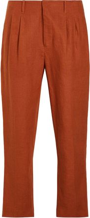8 by YOOX LINEN PLEATED PANTS