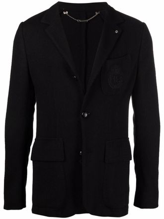 Billionaire Boys Club blazer slim &agrave; broderies - Noir