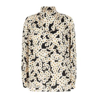 Valentino Garavani Femme, Blouses et Chemises, Multicolore, Taille: 38 FR Blouse en soie imprim&eacute;e