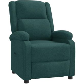 vidaXL Relaxsessel Dunkelgr&uuml;n Stoff Vidaxl