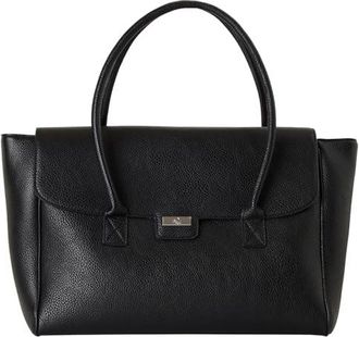 Benetton Borsa 6uandy083, Sac Femmes, Noir, St