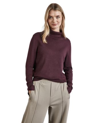 Street One Damen Basic Rollkragen-Pullover