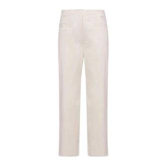 Proenza Schouler Wei&szlig;e Leinen-Stretchhose - - Trousers - Damen - Beige - S