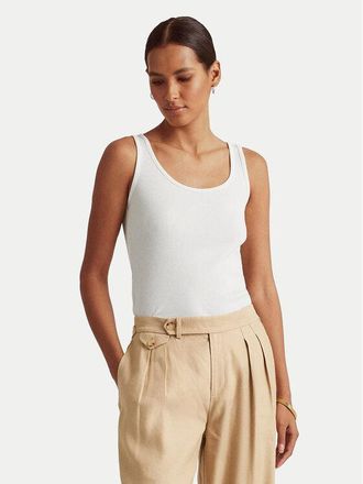 Lauren Ralph Lauren Top 200704777004 Wei&szlig; Slim Fit