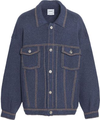 Barrie Jeansjacke im Oversized-Look - Blau