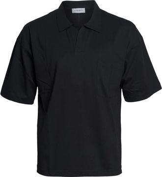 Paolo Pecora Homme, Tops, Noir, Taille: L Polo