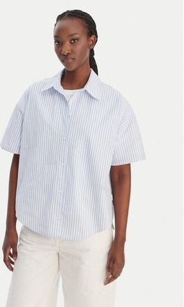 Calvin Klein Hemd LV00QS7652 Himmelblau Relaxed Fit