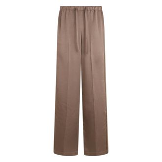 Vince Femme, Pantalons, Beige, Taille: 42 FR Pantalons Palazzo &agrave; cordon