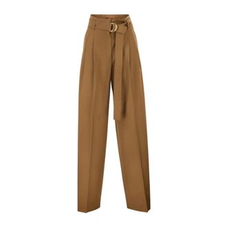 Max Mara Serio Weite Hose - - Trousers - Damen - Beige - XS