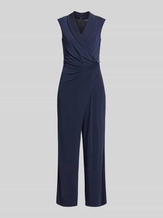 Vera Mont Jumpsuit in Wickel-Optik mit Schalkragen