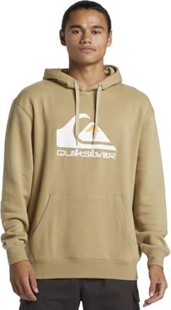 Quiksilver BIG Logo Hoodie Pullover Sweater, Twill, M Mens