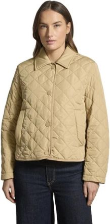 Max Mara Femme, Vestes, Beige, Taille: 32 FR Gelo Quilted Jacket