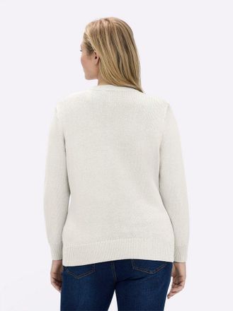 Witt Strickpullover Pullover Langarm Materialmix