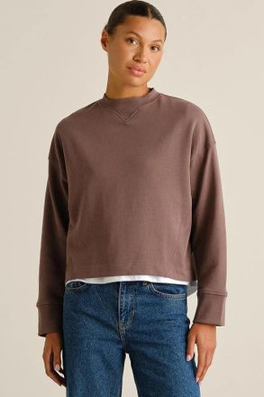 Dedicated Damen vegan Sweatshirt Gia Sparrow Braun
