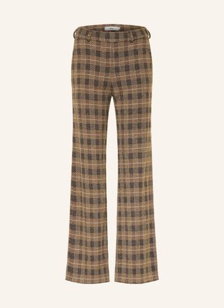 Brax Brax Marlenehose Maine Aus Jersey braun