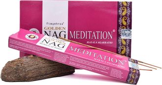 Anemone Anemone - Enecens Vijayshree Golden Premium - Nat&uuml;rliche und holzige St&auml;bchen - Packung mit 15g Dosen (Meditation, 1 Schachtel)