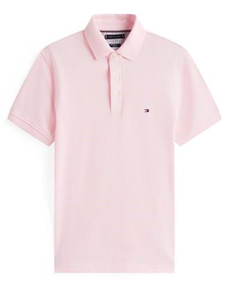 Tommy Hilfiger Piqu&eacute;-Poloshirt Slim Fit 1985 mit Stretch und Logo-Stickerei in