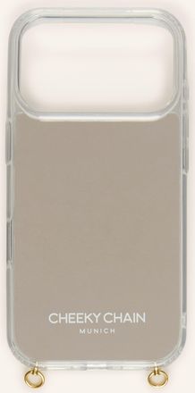 Cheeky Chain Cheeky Chain Munich Smartphone-H&uuml;lle silber