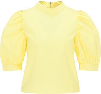 Mymo Hemdbluse Damen Zitrone