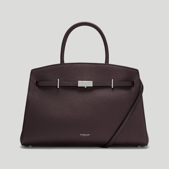 DeMellier The Midi Hudson Grain fin bordeaux DeMellier