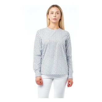 Bagutta Langarmplatten - - Tops - Damen - Wei&szlig; - L