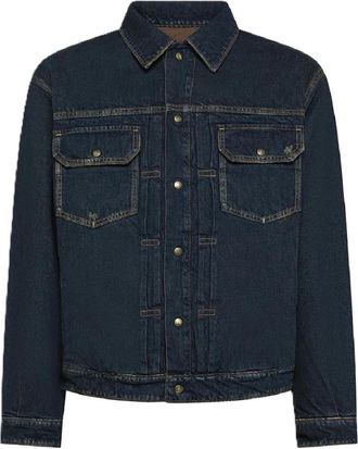 Cycle Homme, Vestes, Bleu, Taille: XL Veste Trucker Saki