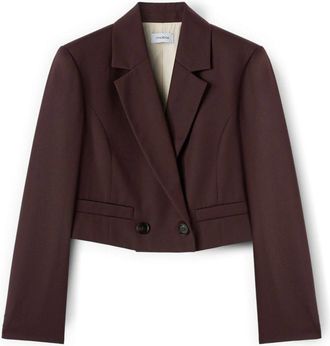 Motivi Femme, Vestes, Brun, Taille: 44 FR Veste Spencer Crois&eacute;e