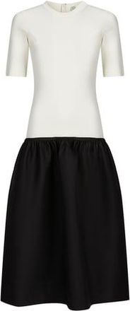 Toteme Robe longue en laine et soie