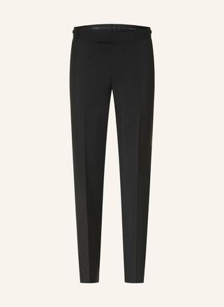 Wilvorst Wilvorst Smoking-Hose Slim Fit Mit Galonstreifen schwarz