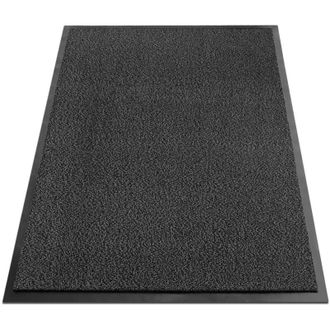 Floordirekt Tapis antid&eacute;rapant tr&egrave;s absorbant Gris anthracite 200 x 300 cm