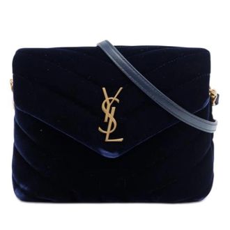 Saint Laurent Pre-owned Loulou Umh&auml;ngetasche - - Pre-owned - Damen - Blau - ONE SIZE