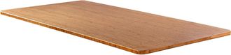 Könighaus AGIL - hochwertige Bambus Massivholz Tischplatte passend für ergonomisch höhenverstellbare Schreibtische - 140 x 70 x 2 cm - (Massivholz Bambus)