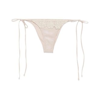 Frankies Bikinis Mackenzie Satin Bottom - - Underwear - Damen - Beige - M