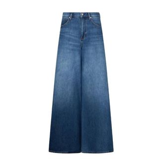 Liu Jo Femme, Jeans, Bleu, Taille: W31 Jean &Eacute;vas&eacute; Taille Haute