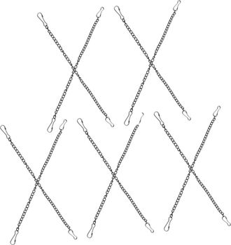 Cabilock 10st&uuml;cke Eisen H&auml;ngekette Zum Aufh&auml;ngen Von Pflanzen Vogelspielzeug Und Futterautomaten Robuste Und Verschlei&szlig;feste Metallkette F&uuml;r Hohe Beanspruchung